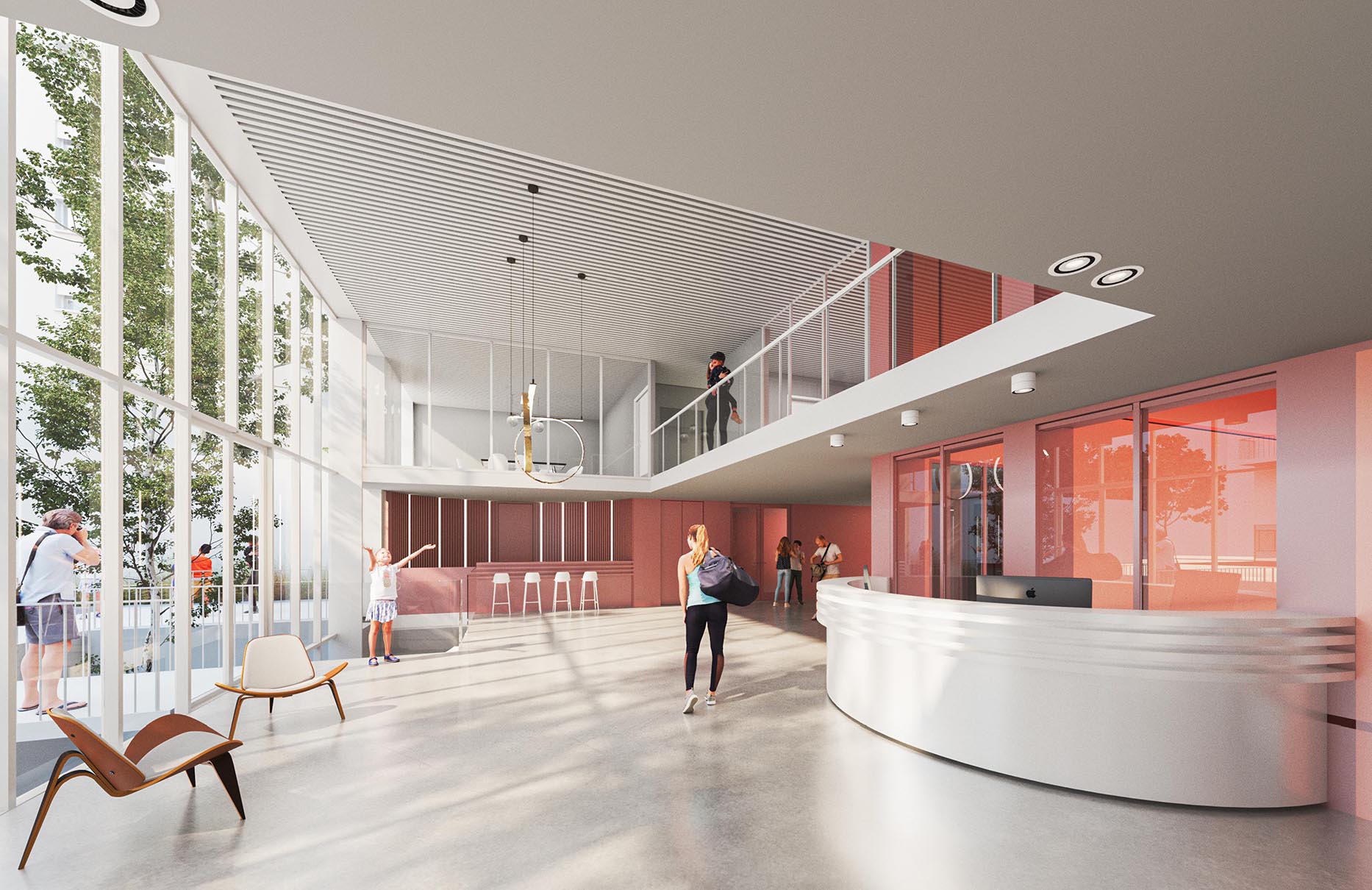 Construction d'un complexe sportif à Vincennes - agence Engasser + associés